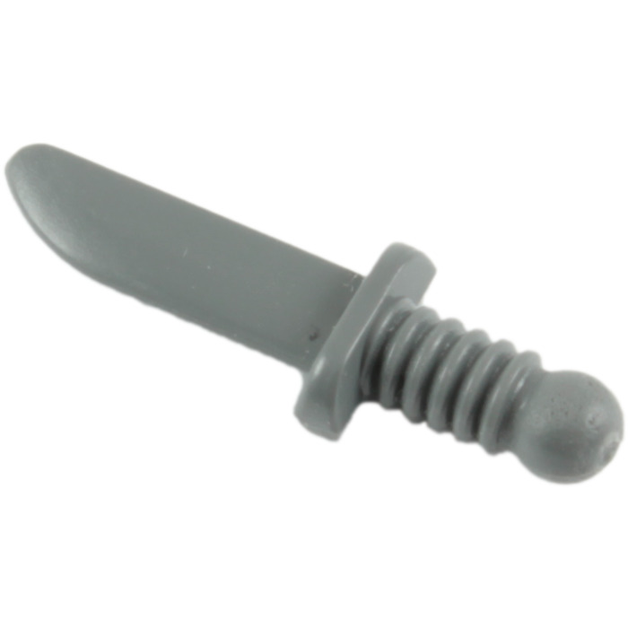 LEGO Dark Stone Gray Knife with Round End | Brick Owl - LEGO Marketplace