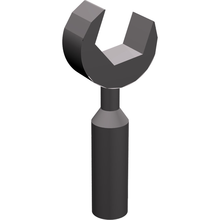 LEGO Gris Pierre Foncé Minifig Outil Open Fin Wrench Poignée à 6 côtes ...