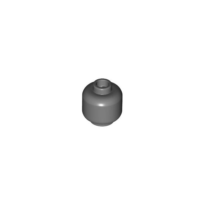 LEGO Dark Stone Gray Minifigure Head (3626 / 88475) | Brick Owl