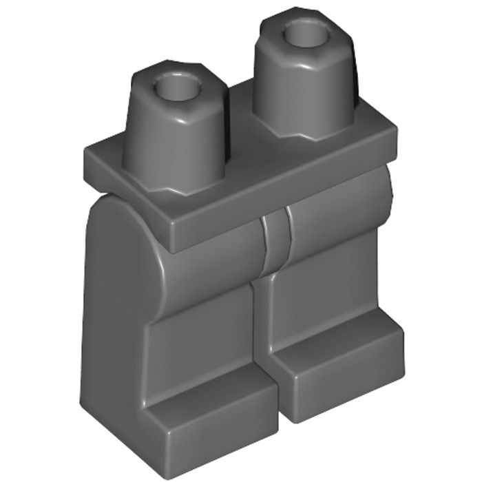 LEGO Dark Stone Gray Minifigure Hips and Legs (73200 / 88584) | Brick ...