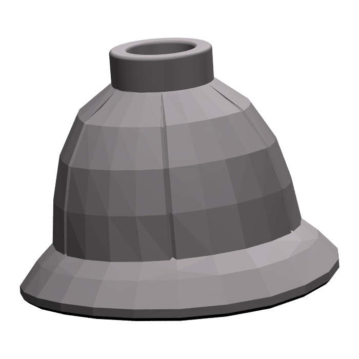 LEGO Dark Stone Gray Pith Helmet (30172 / 90467) | Brick Owl - LEGO ...