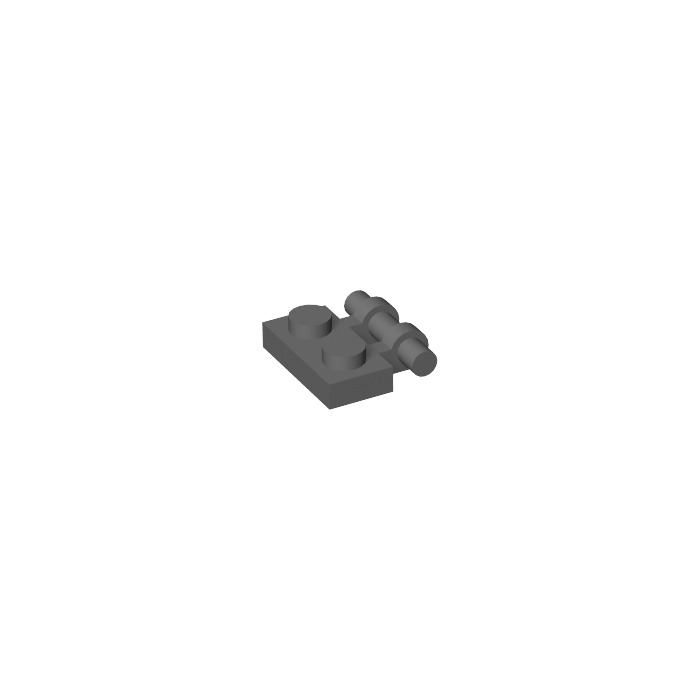 LEGO Dark Stone Gray Plate 1 x 2 with Handle (Open Ends) (2540) | Brick ...