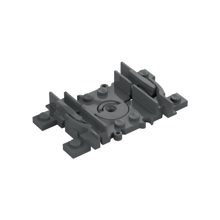 LEGO Dark Stone Gray RC Train Track Flexible Section 4 x 8 (64022 ...