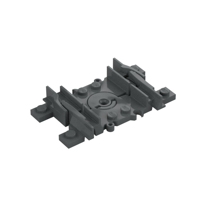 LEGO Dark Stone Gray RC Train Track Flexible Section 4 x 8 (64022 ...