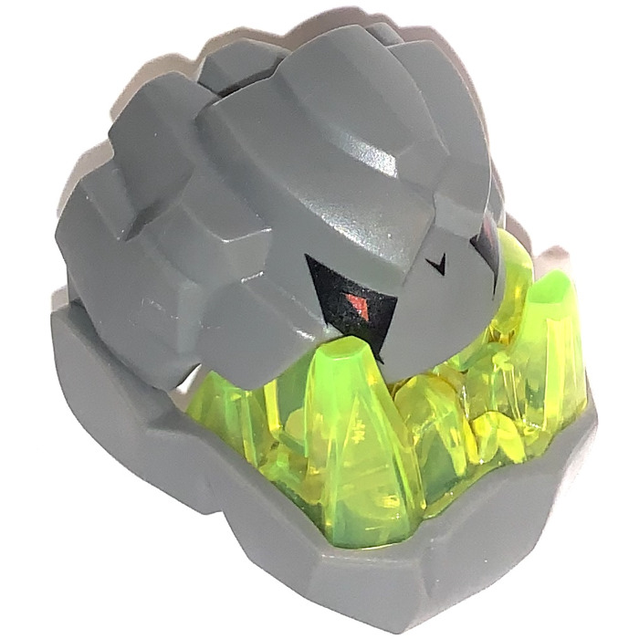 LEGO Dark Stone Gray Rock Monster Large Head (85043) | Brick Owl
