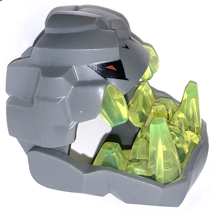 LEGO Dark Stone Gray Rock Monster Large Head (85043) | Brick Owl