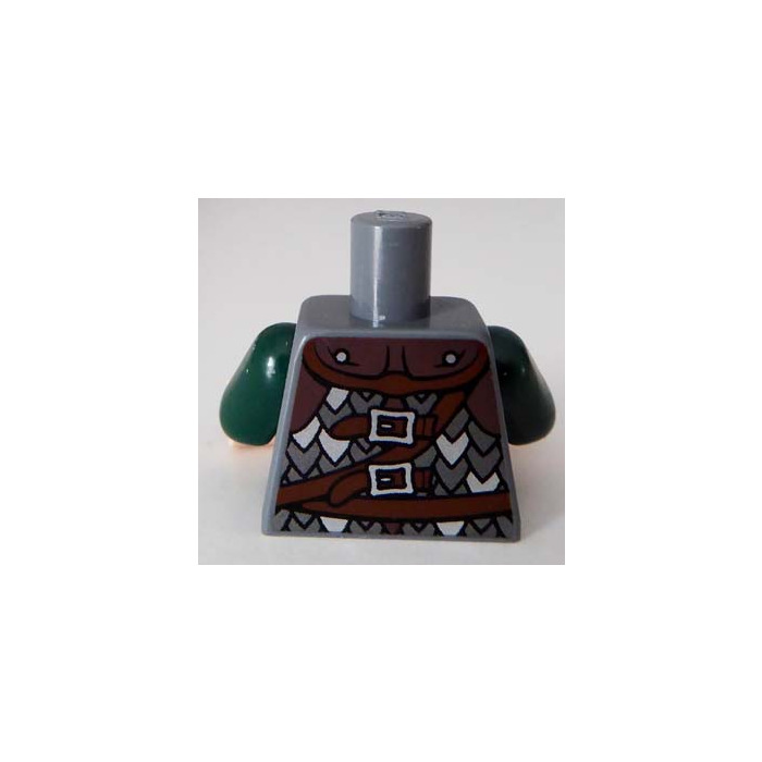 LEGO Dark Stone Gray Rohan Soldier Torso (3814 / 76382) | Brick Owl
