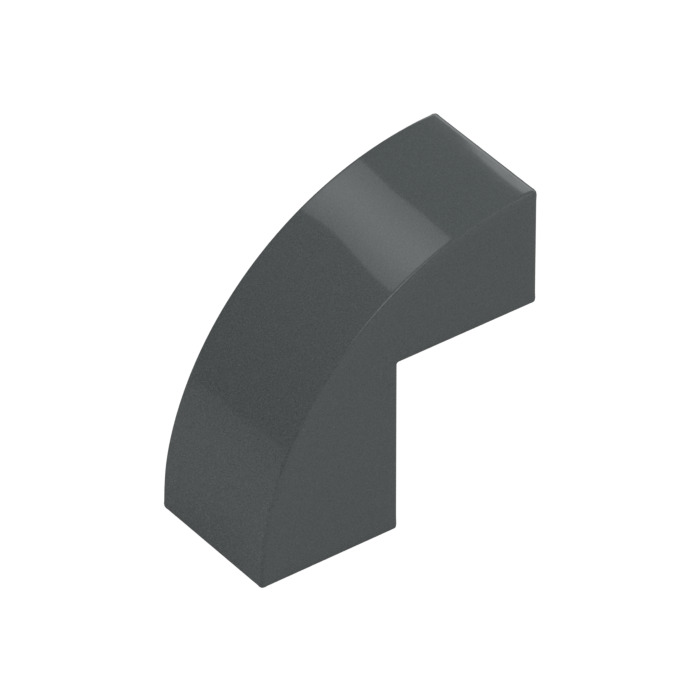 LEGO Dark Stone Gray Slope 1 x 2 x 1.7 Curved (5907) | Brick Owl - LEGO ...