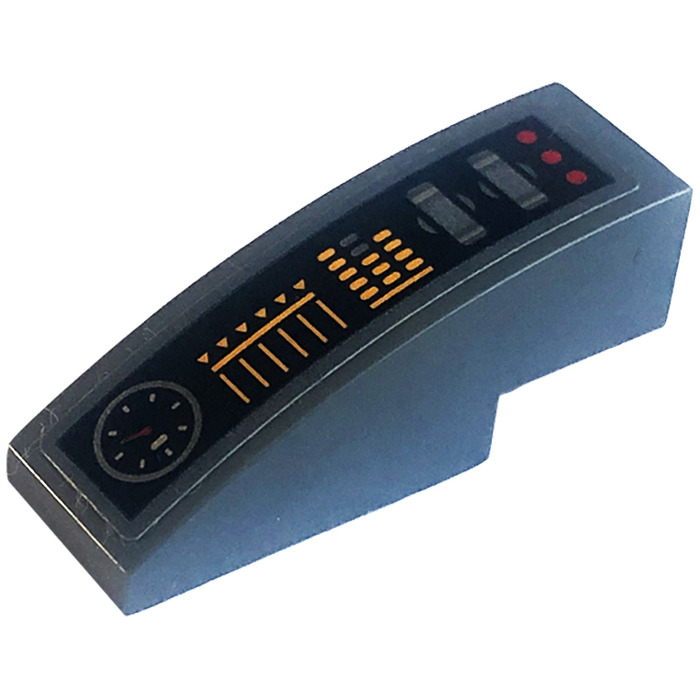 LEGO Slope 1 x 3 Curved with Control Panels, Buttons, Levers, Gauge ...