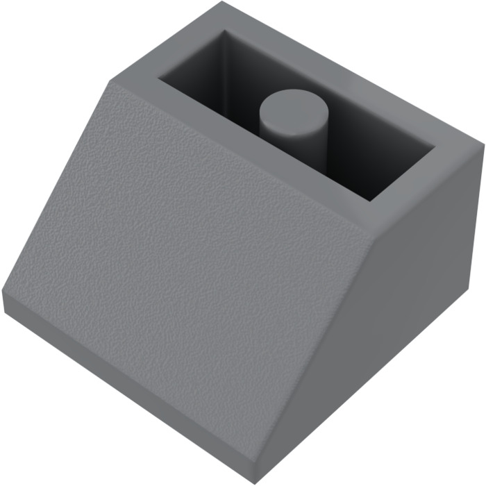 LEGO Dark Stone Gray Slope 2 x 2 (45°) Inverted (3660 / 7261) | Brick ...