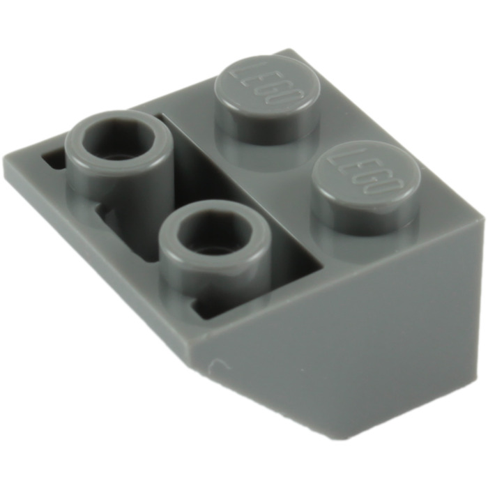 LEGO Dark Stone Gray Slope 2 x 2 (45°) Inverted (3660 / 7261) | Brick ...
