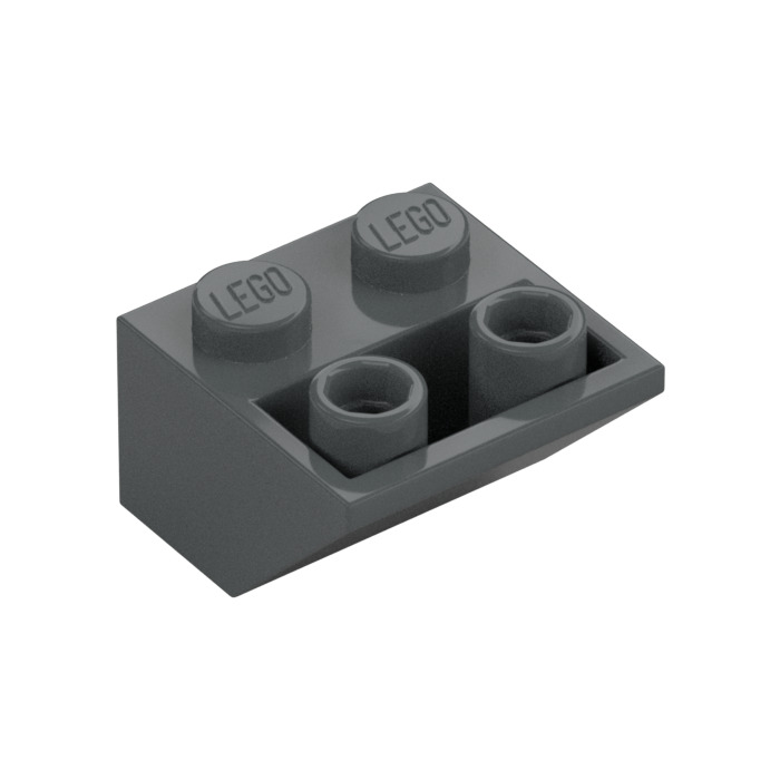 LEGO Dark Stone Gray Slope 2 x 2 (45°) Inverted (3660 / 7261) | Brick ...