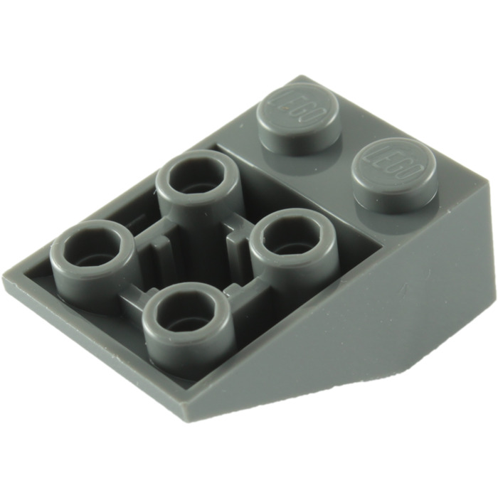 LEGO Dark Stone Gray Slope 2 x 3 (25°) Inverted (2752 / 3747) | Brick Owl