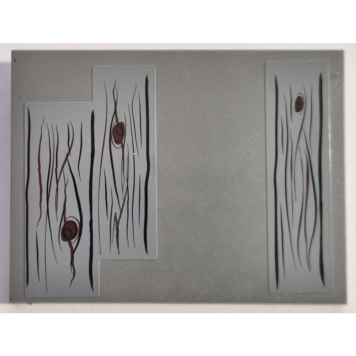 LEGO Slope 6 x 8 (10°) with Wooden Planks Sticker (3292) | Brick Owl ...