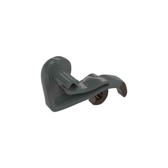 LEGO Dark Stone Gray T-Rex Left Arm with Dark Brown Claws (65374 / ...