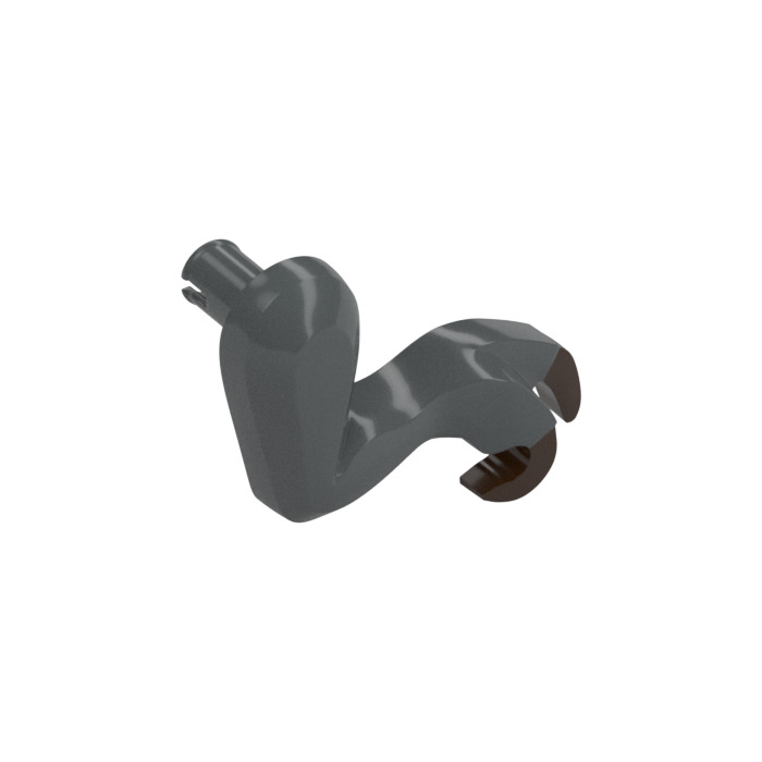 LEGO Dark Stone Gray T-Rex Right Arm with Dark Brown Claws (65375 / ...