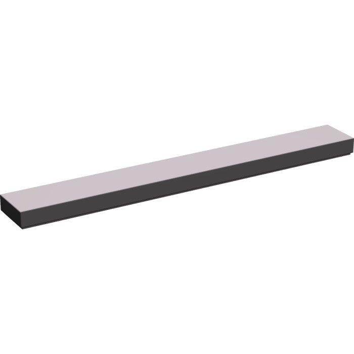 LEGO Dark Stone Gray Tile 1 x 8 (4162) | Brick Owl - LEGO Marketplace