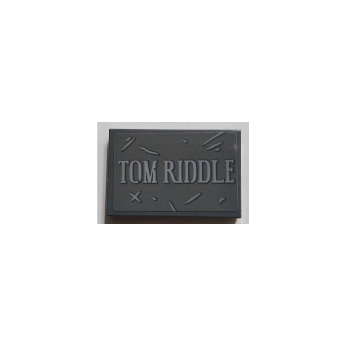 레고 다크 스톤 그레이 타일 2 x 3 , 'TOM RIDDLE' Headstone 스티커 (26603) | Brick Owl ...
