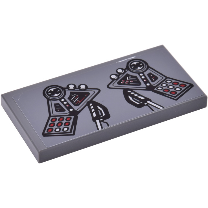 LEGO Tile 2 x 4 with Cockpit & Joystick Controls Sticker (87079 ...