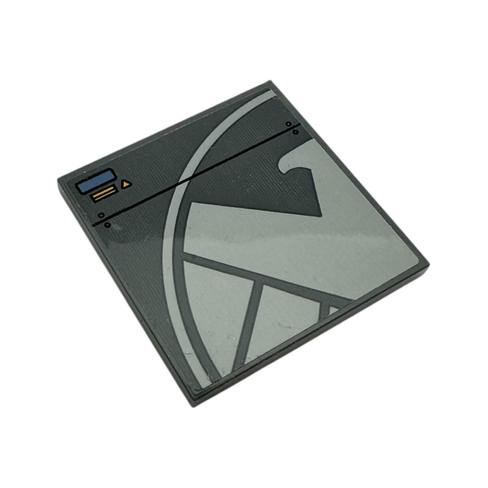 LEGO Tile 4 x 4 with top left 'SHIELD' logo Sticker (1751) | Brick Owl ...