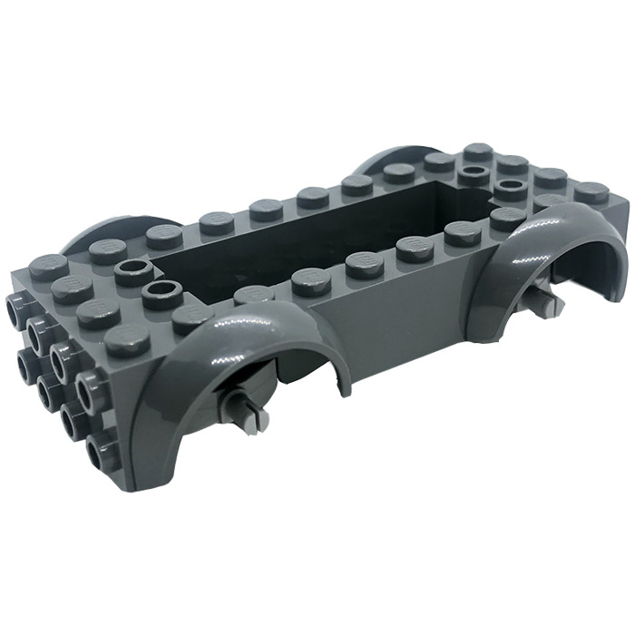 LEGO Vehicle Base with Medium Stone Gray Wheel Holders (12622 / 103961 ...