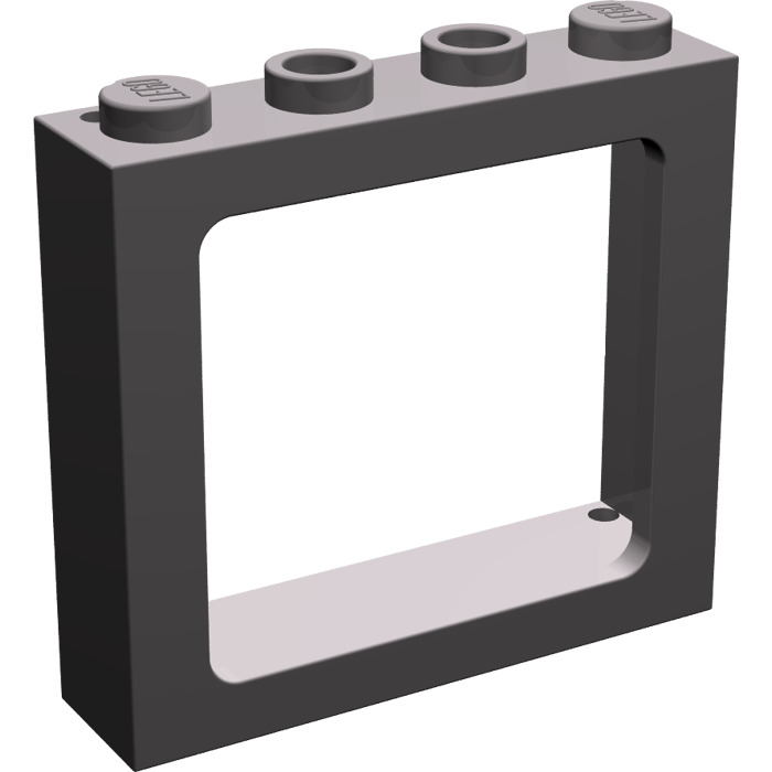 LEGO Window Frame 1 x 4 x 3 (center studs hollow, outer studs solid ...