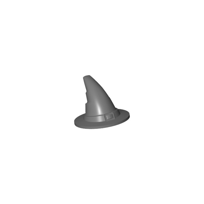 LEGO Dark Stone Gray Wizard Hat with Smooth Surface (6131) | Brick Owl ...