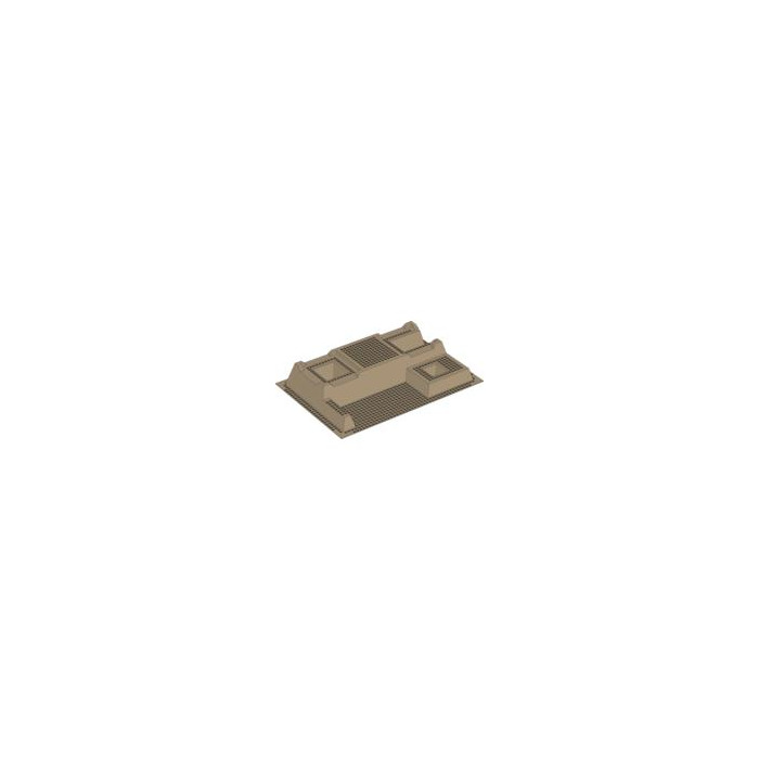 LEGO Dark Tan Baseplate 32 x 48 with Level Front (51542) | Brick Owl