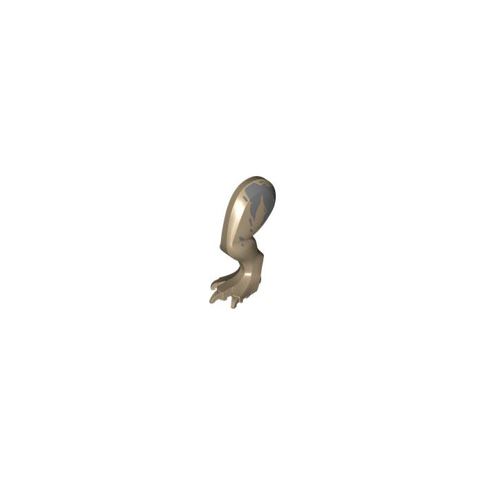 LEGO Dark Tan Dinosaur Back Left Leg with Long Claws with Gray Markings ...