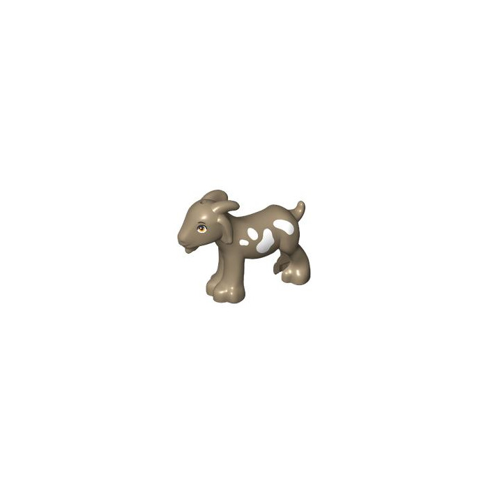 LEGO Dark Tan Goat with White Patches (105833) | Brick Owl - LEGO ...