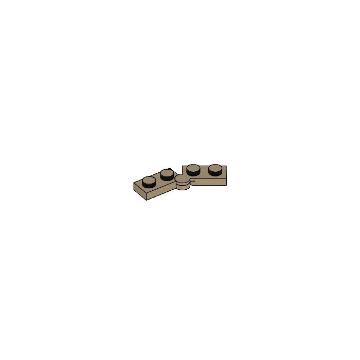 LEGO Dark Tan Hinge Plate 1 x 4 Swivel Assembly (1927 / 19954) | Brick ...