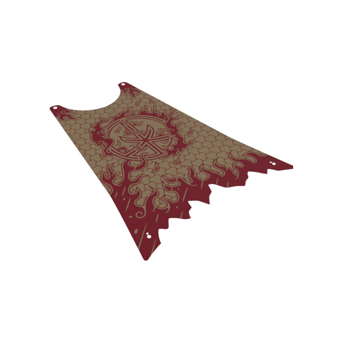 LEGO Large Cape with Tatters with Dark Red (111985) | Brick Owl