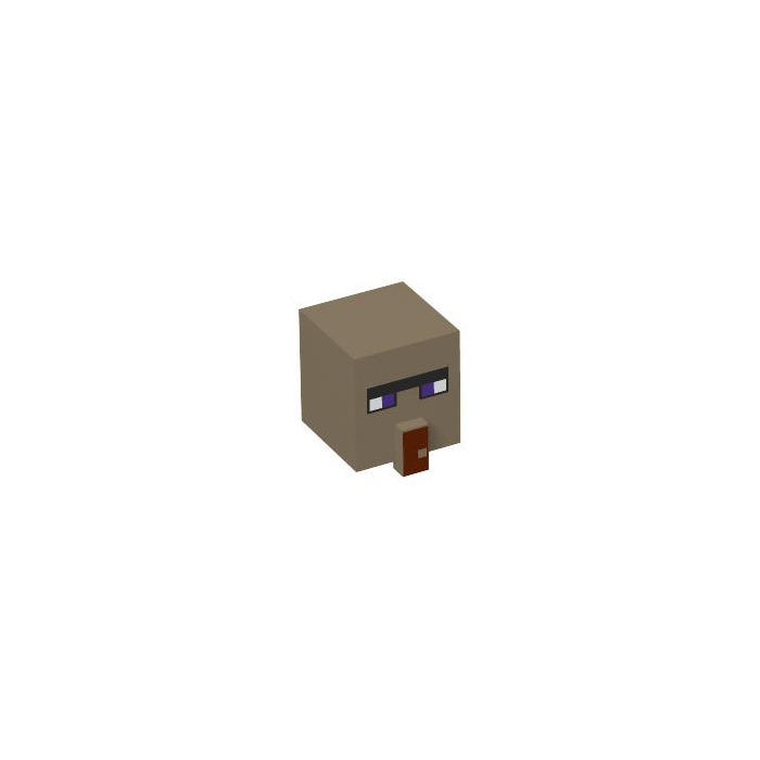 LEGO Dark Tan Minecraft Witch Head (104828) | Brick Owl - LEGO Marketplace
