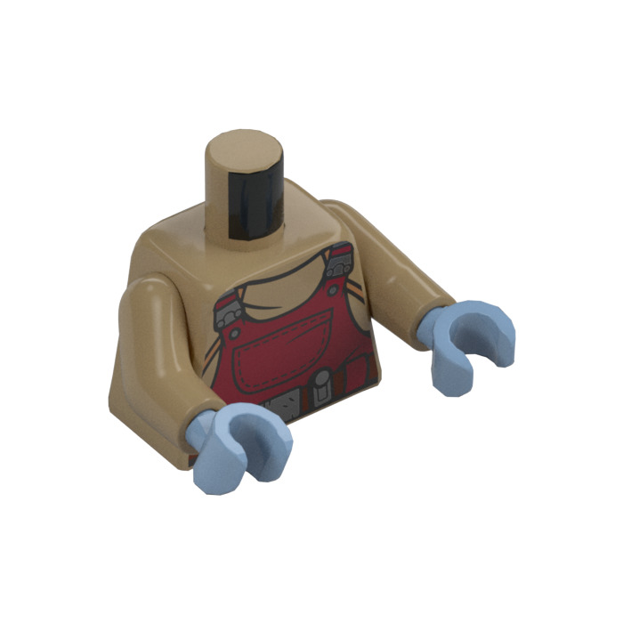 LEGO Dark Tan Neel Minifig Torso (973 / 76382) | Brick Owl - LEGO ...
