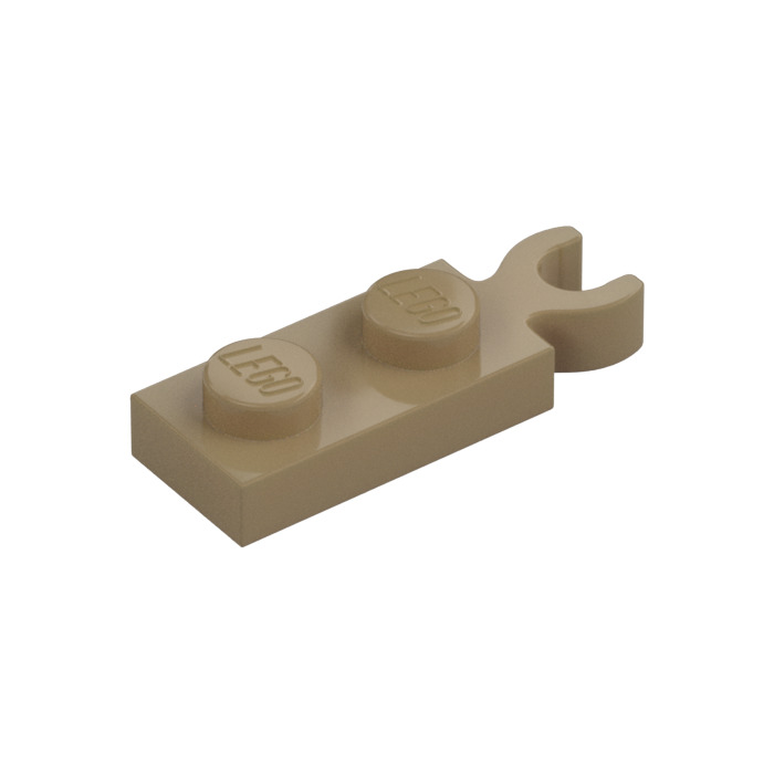 LEGO Dark Tan Plate 1 x 2 with Clip (78256) | Brick Owl - LEGO Marketplace