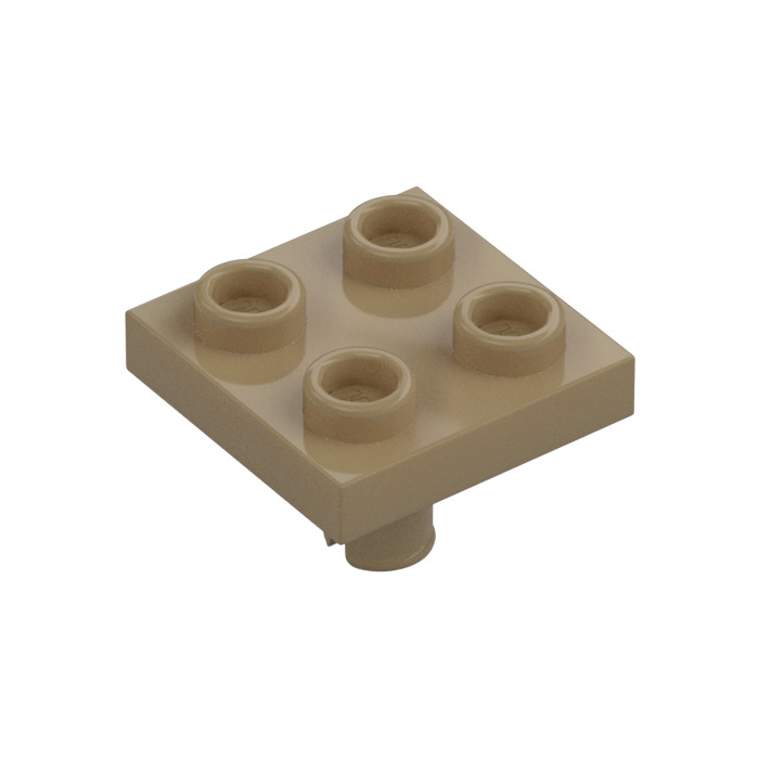 LEGO Plate 2 x 2 with Bottom Pin (No Holes) (2476 / 48241) | Brick Owl