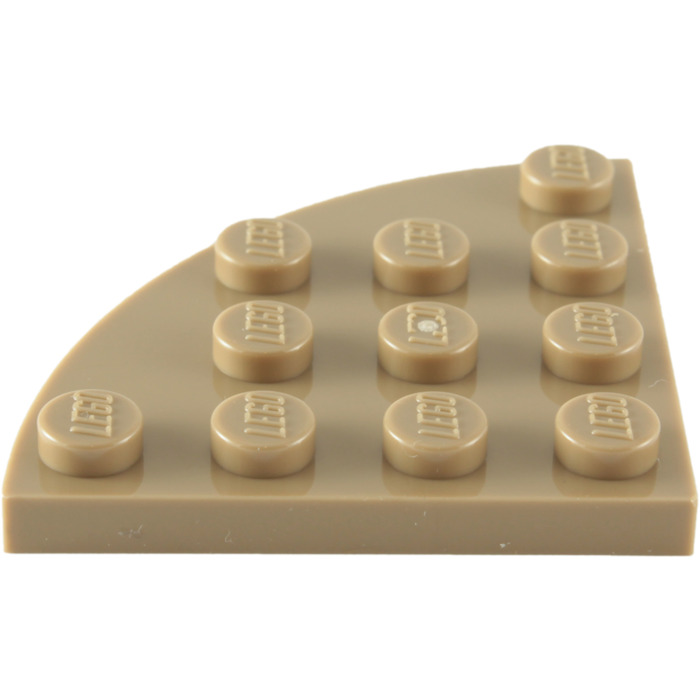 LEGO Dark Tan Plate 4 x 4 Round Corner (30565) | Brick Owl - LEGO ...