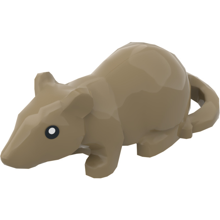 LEGO Dark Tan Rat with Black Eyes (38635) | Brick Owl - LEGO Marketplace