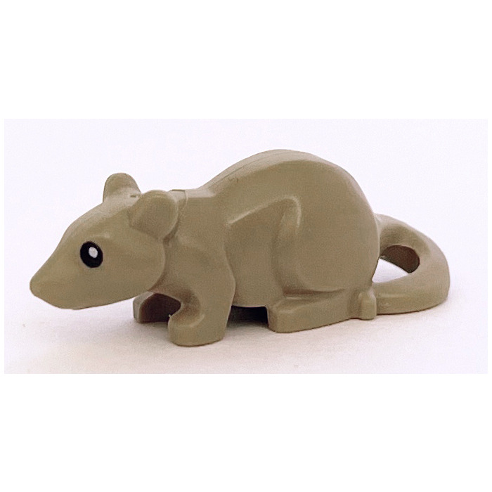 LEGO Dark Tan Rat with Black Eyes (38635) | Brick Owl - LEGO Marketplace