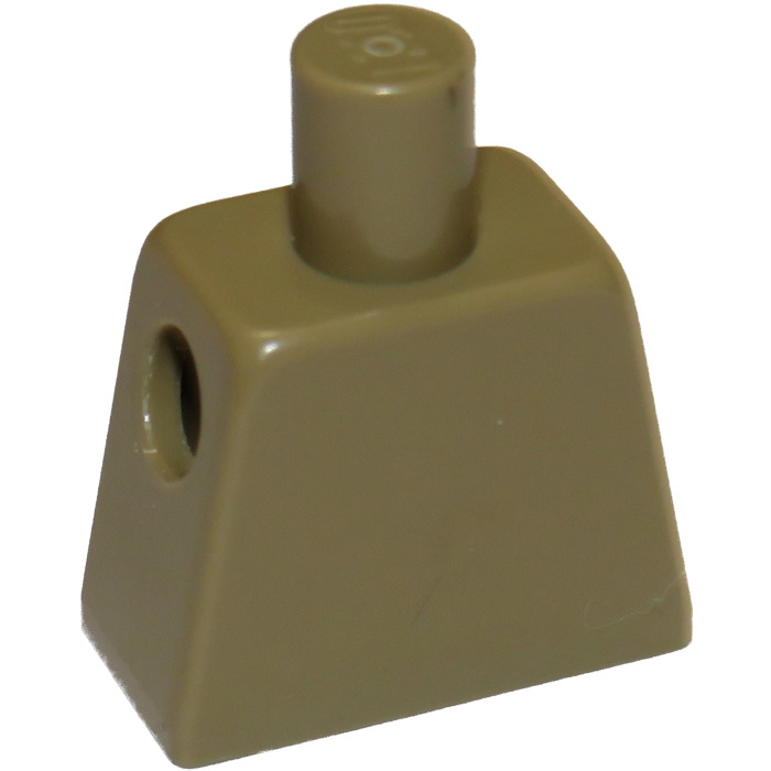 LEGO Dark Tan Short Round Torso without Arms (973) | Brick Owl - LEGO ...