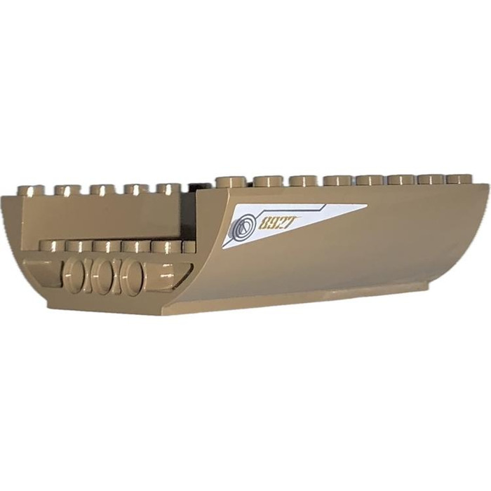 LEGO Slope 8 x 8 x 2 Curved Inverted Double with 8927 (on both sides ...