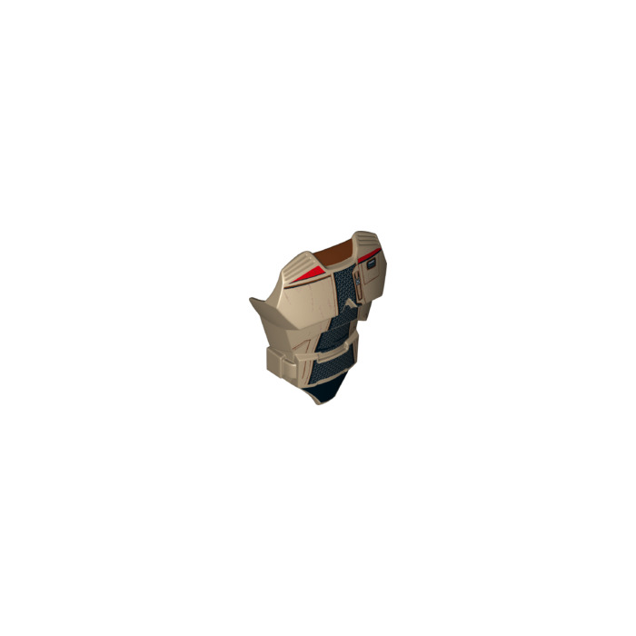 LEGO Torso Cover with Belt with Red Sections (21561 / 24915) | Brick Owl