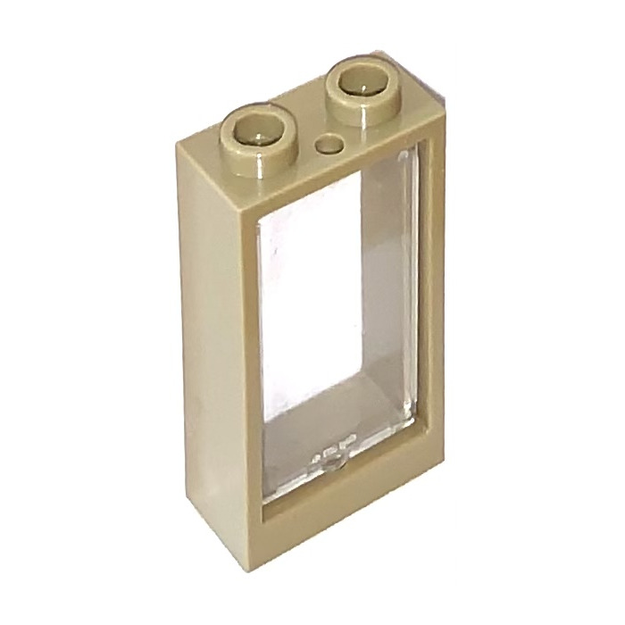 LEGO Dark Tan Window 1 x 2 x 3 with Glass | Brick Owl - LEGO Marketplace
