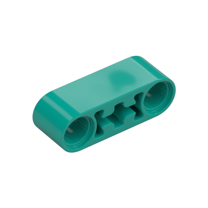 LEGO Dark Turquoise Beam 3 with Axle Hole (7229) | Brick Owl