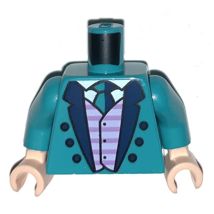 LEGO Dark Turquoise Butler from Haunted Mansion Minifig Torso (973 / ...
