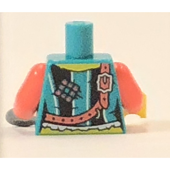 LEGO Dark Turquoise DJ Captain Torso (973) | Brick Owl - LEGO Marketplace