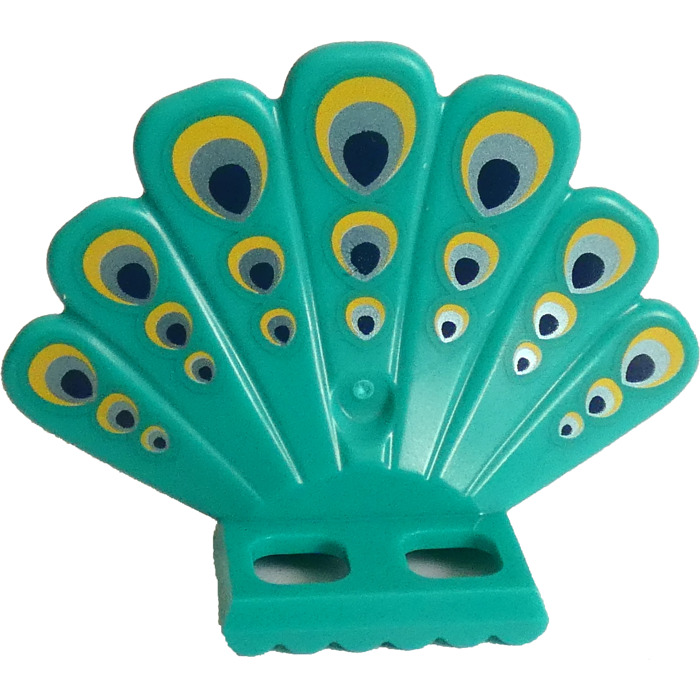 LEGO Fan Tail with Peacock Feathers (1612) | Brick Owl - LEGO Marketplace