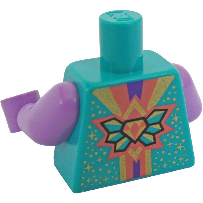 LEGO Dark Turquoise Flying Unicorn Singer Torso (973) | Brick Owl ...