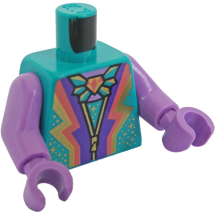 LEGO Dark Turquoise Flying Unicorn Singer Torso (973) | Brick Owl ...