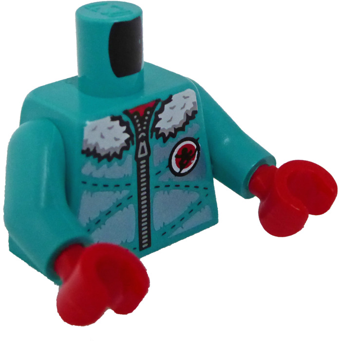 LEGO Minifig Torso with Winter Zipped Jacket (973) | Brick Owl - LEGO ...